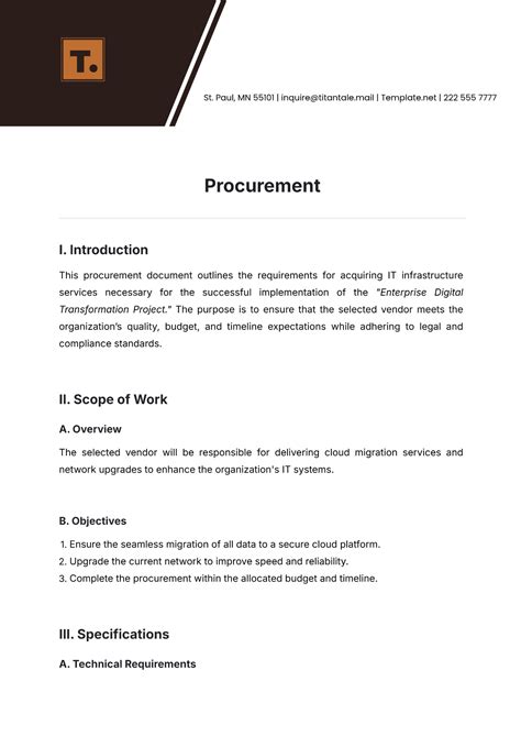 Free Procurement Templates To Edit Online Free Procurement Templates To Edit Online