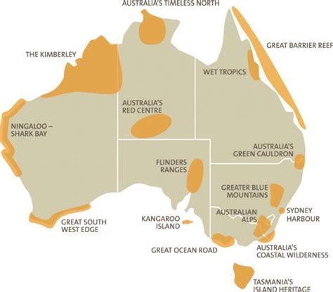 Australian Landscape Map