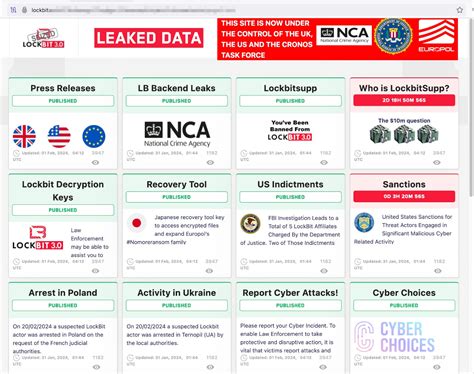 LockBit Ransomware Members Charged Released Free Decryptor
