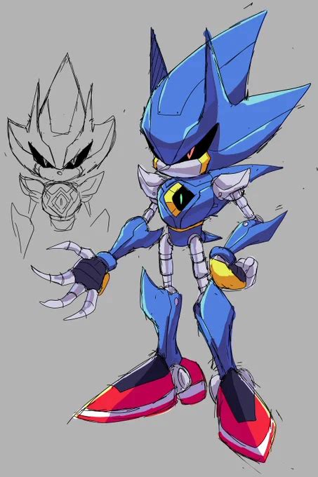 Metal Sonic Redesign Art By Cyberlord1109 R Sonicthehedgehog