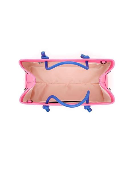 Lyst Alberta Ferretti Small Saturday Tote In Pink Save
