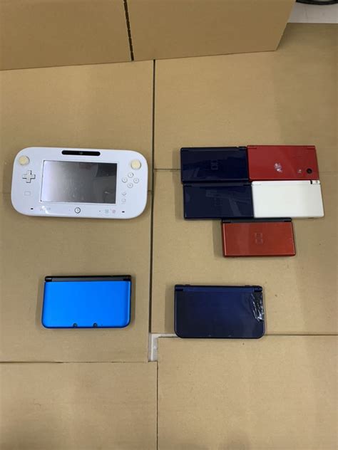 【傷や汚れあり】ニンテンドー Ds Lite 3ds Ll Wii U ゲームパッド まとめ 8台 動作未確認 ジャンク扱い1002 207の