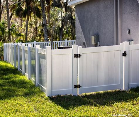 Vinyl Fencing Gresham Fence And Deck Contractors