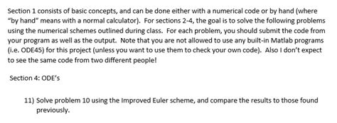 Solved Section 1 Consists Of Basic Concepts And Can Be Done