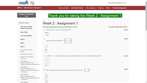 Assignment Data Science For Engineers Nptel K Artificial