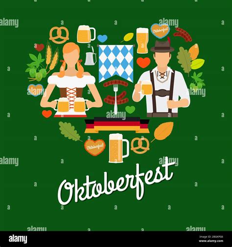 Dirndl Beer Girl Stock Vector Images Alamy