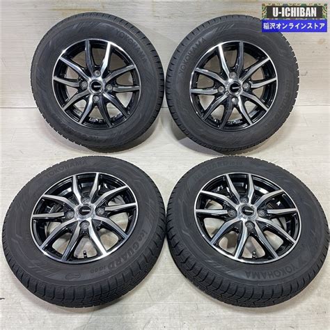 バモス スクラムワゴン 等 Gスピード 4 1345 4h100 2021年製 ヨコハマ Ig60 15570r13 13インチ