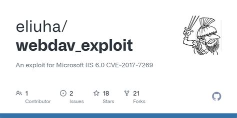 Github Eliuhawebdavexploit An Exploit For Microsoft Iis 60 Cve