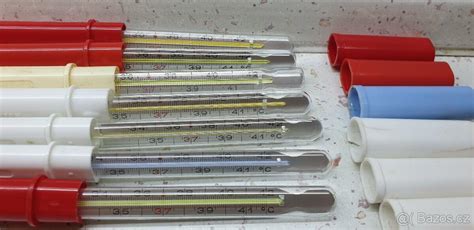 Exatherm RtuŤovÉ LÉkaŘskÉ TeplomĚry NormovanÉ FunkČnÍ Retro LÉkÁrna Aukro