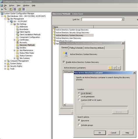 Sccm 2007 Active Directory System Discovery Markswinkelsnl