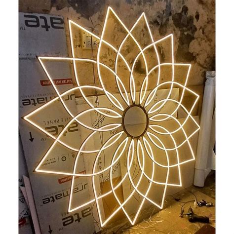 Golden Flower Neon Led Sign For Decorative At ₹ 450 Piece In New Delhi