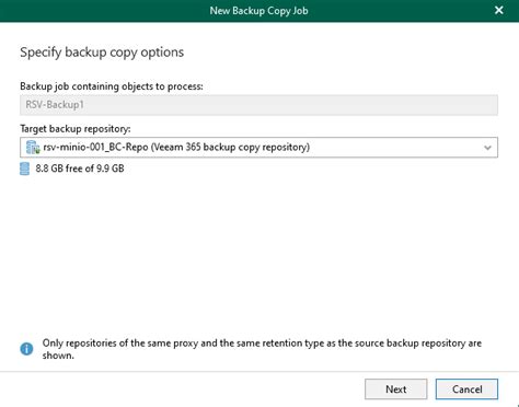 Configure Object Backup Copy In Veeam Backup For Microsoft 365 Ready Set Virtual