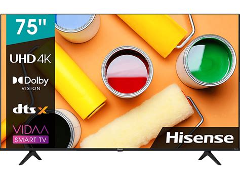 HISENSE 75A6BG LED TV (Flat, 75 Zoll / 190,5 cm, UHD 4K, SMART TV ...