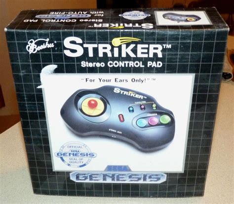 Sega Genesis Striker Stereo Control Pad New Unused Controller Beeshu