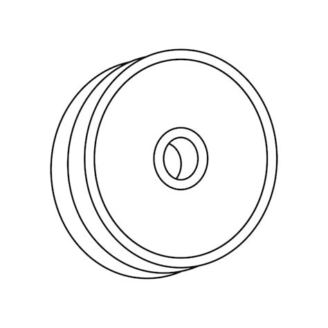 Dibujo Para Colorear Con El Número 0 Para Niños Vector Premium