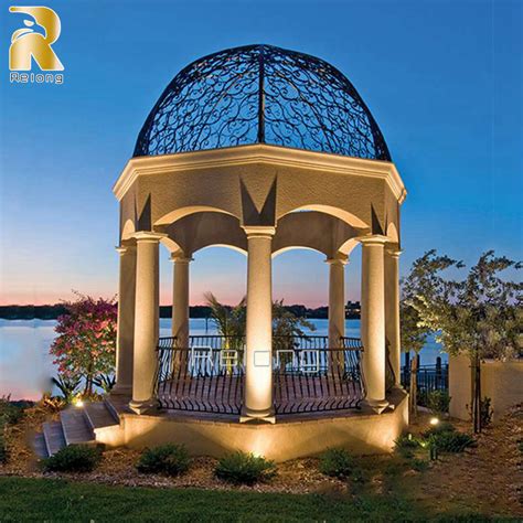 Large Luxury Outdoor Garden Hotel Stone Decoration Hand Craved Natural