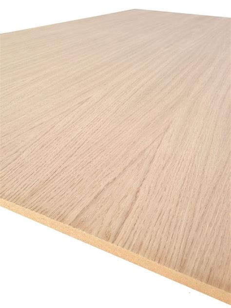 Oak Veneered Mdf Crown Cut Book Match 2440 X 1220 X 6mm