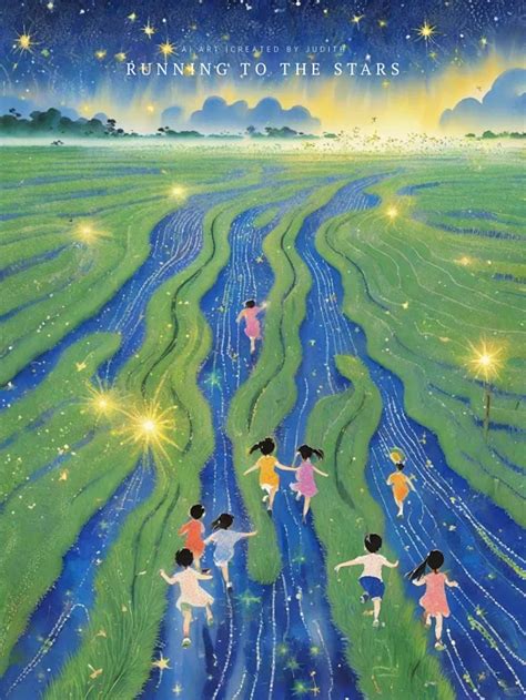 Ai绘画｜追星星的孩子 小红书 花瓣网