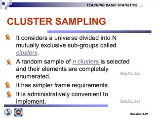 Session Basic Concepts In Sampling And Sampling Techniques PPTX