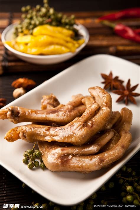 五香鸭掌 麻辣鸭掌 秘制鸭掌摄影图食物原料餐饮美食摄影图库昵图网