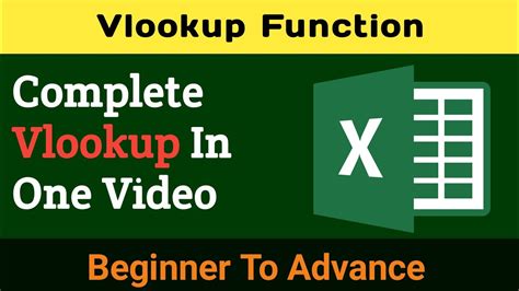 The Ultimate Guide To Using Vlookup For Excel Beginners And Pros Alike Youtube