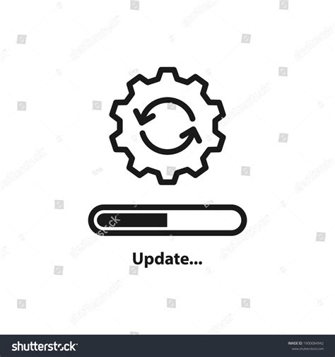 Update System Progress Loading Process Upgrade Stock Vector Royalty Free 1900084942 Shutterstock