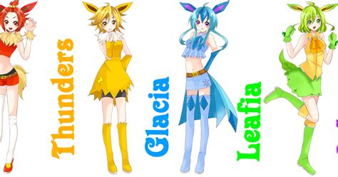 ポケ擬 ブイズ擬人化 キユのイラスト Pixiv