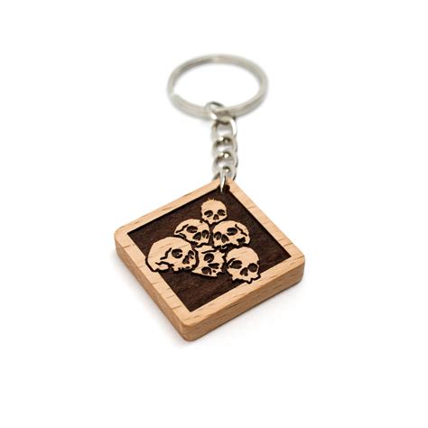 Dead By Daylight Wooden Keychain Dbd Perks Volumetric Etsy