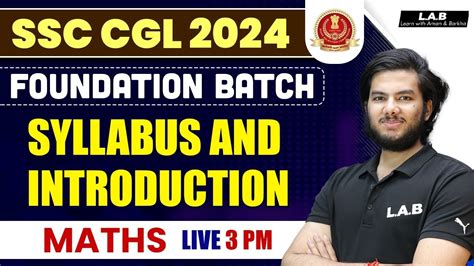 Ssc Cgl Foundation Batch 2024 Ssc Cgl Maths Classes Syllabus