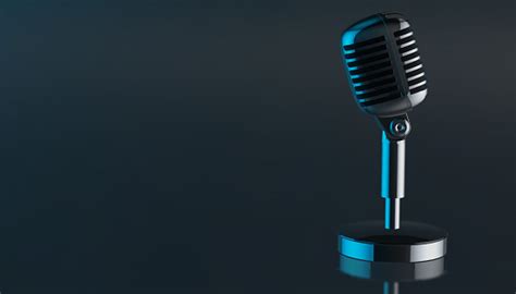 레트로 알루미늄 마이크입니다 3d 렌더링 노래방기계에 대한 스톡 사진 및 기타 이미지 노래방기계 녹음 장비 디지털 생성 이미지 Istock