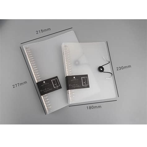 A5 B5 Refillable Notebook Loose Leaf Binder Detachable Notebook Binder Notebook Refillable
