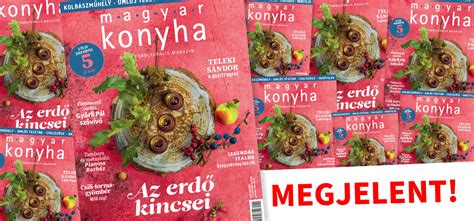 Megjelent Az Okt Beri Magyar Konyha Magyar Konyha Online
