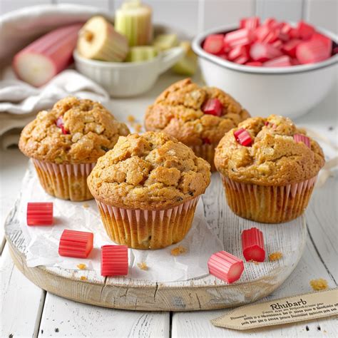 Rhubarb Muffins Recipe A Brunch Delight The Fresh Man Cook
