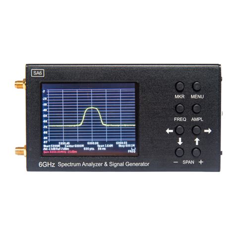Sa6 6ghz Handheld Spectrum Analyzer Cdma Signal Genertor To 2g 3g 4g Lte Cdma Dcs Gsm Glonass 35