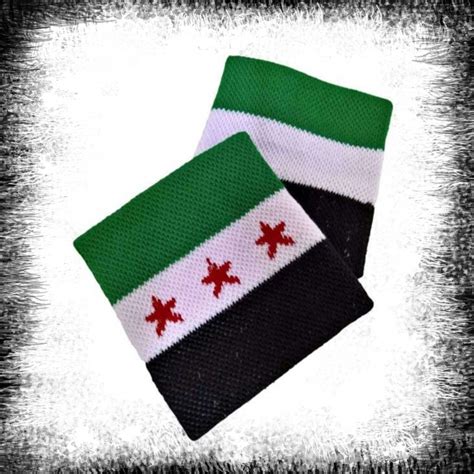 Syria Flag Wristband Free Syria Sport Sweatband Syr Flag