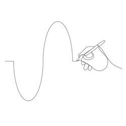 Cosine And Sine Wave Lines On Bidimensional Plane Vector Image