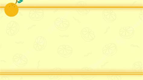 Orange Yellow Frame Border Dialog Box Simple Cute Powerpoint Background