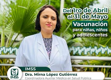 IMSS Yucatán invita a completar el esquema de vacunación de niños y
