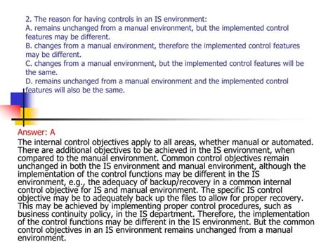 Cisa Exam 100 Practice Question Pptx Business Accounting And Finance Business
