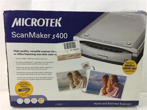 Lot Microtek Scanmaker S400 Flat Bed Scanner