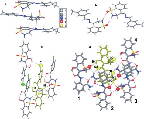 Coordination Types Of H Bonded Molecules In A Compound Iii B 2