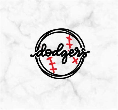 Los Angeles Dodgers Baseball Vinyl Decal Car Decal Car Etsy