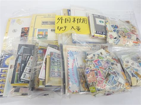 【傷や汚れあり】1円～ おたからや G0526 01 外国未使用切手大量 バラ切手 記念切手 シート切手 台紙貼り 等の落札情報詳細