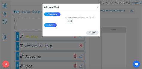 Contactinbio Contact Form Block Contactinbio Contact Form Block