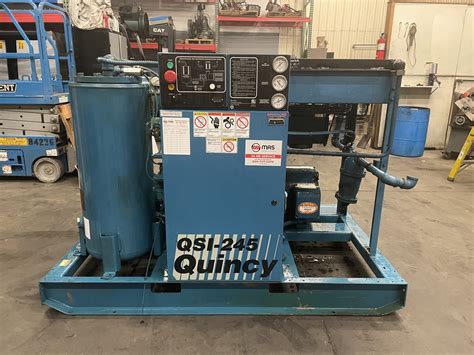 Used Quincy 50hp Rotary Screw Air Compressor Michigan Air Solutions