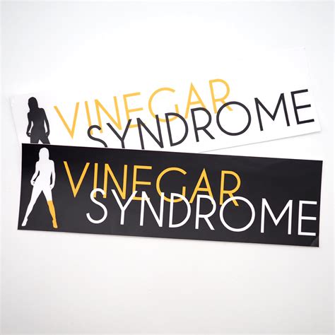 New Vinegar Syndrome Bumper Stickers New Vinegar Syndrome Bumper Stickers