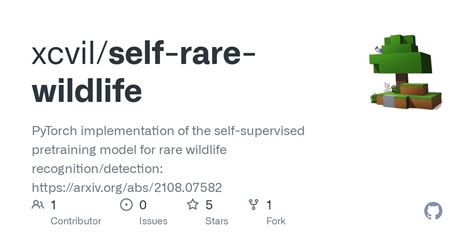 Github Xcvilself Rare Wildlife Pytorch Implementation Of The Self