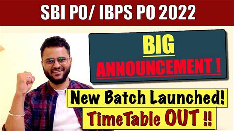 Free Batch Classes For SBI PO IBPS PO 2022 SBI PO Full Syllabus