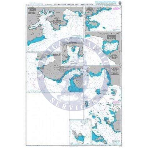 British Admiralty Nautical Chart 1774 Plans In The South Shetland Isl