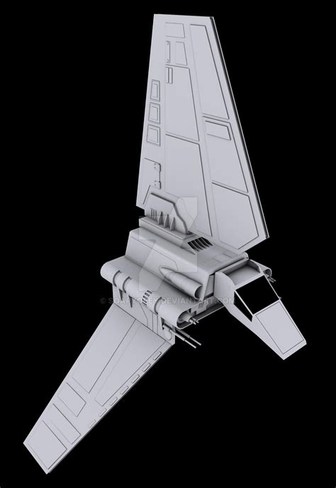 Star Wars Lambda Shuttle By Soapyopey On Deviantart